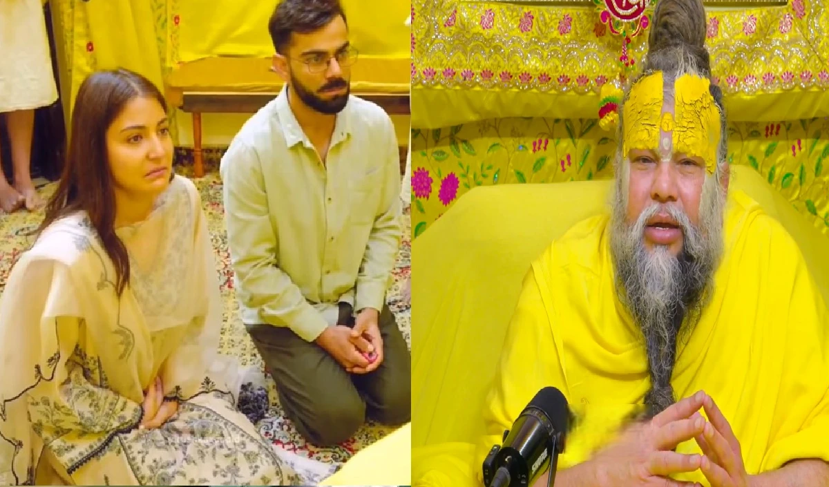 Anushka Sharma Crying In Front Of Premanand Maharaj Virat Kohli Test ...